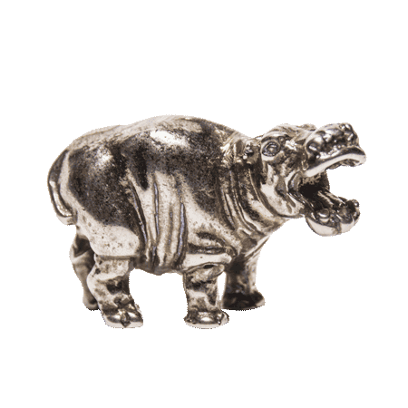 Africa's Legends - Metal Figurine Hippo